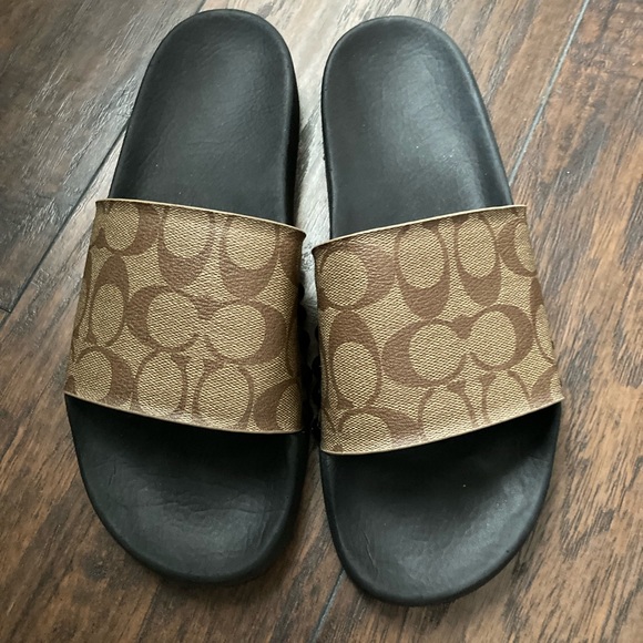 Coach | Shoes | Coach Slides With Studs | Poshmark